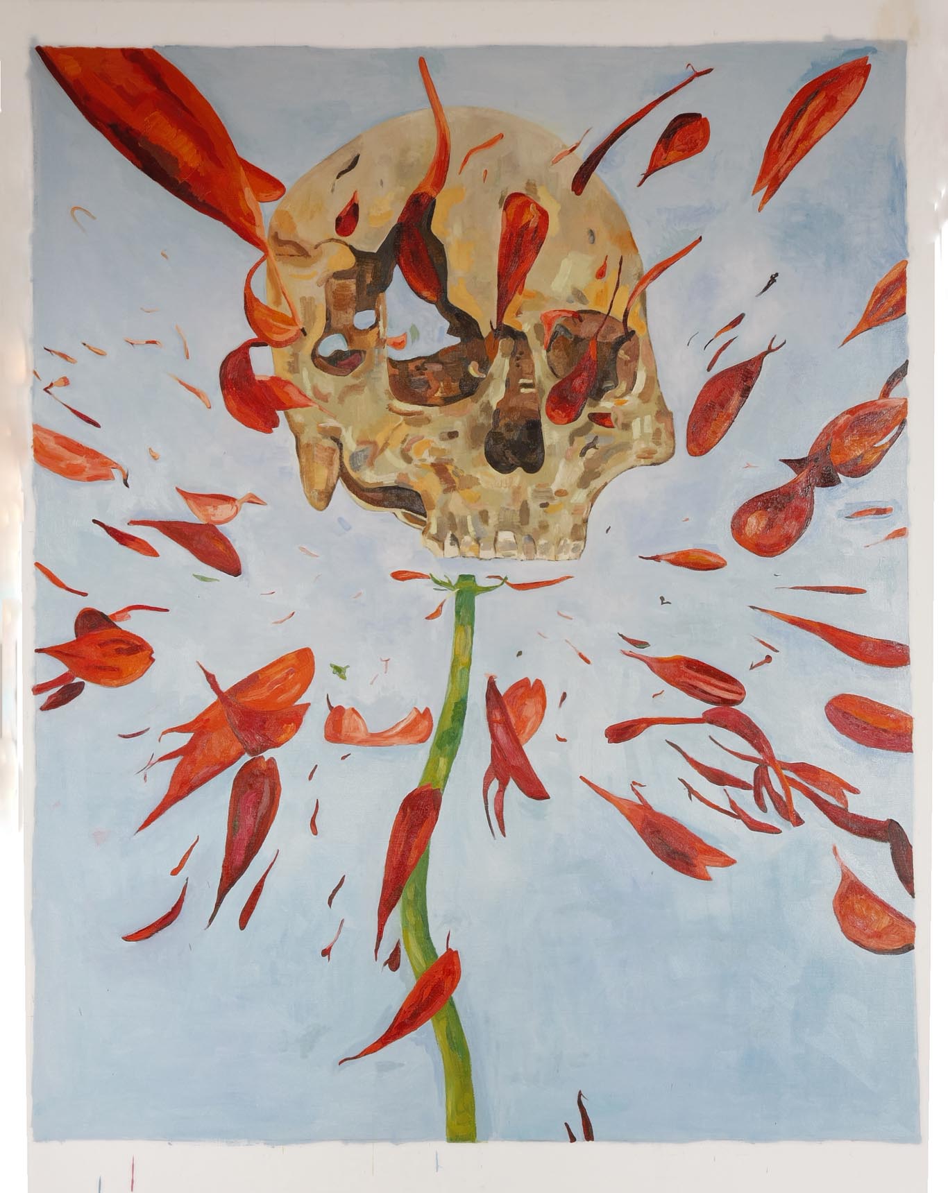 Oh Dad 2, 2008, 250 x 200 cm, tempera and oil on canvas